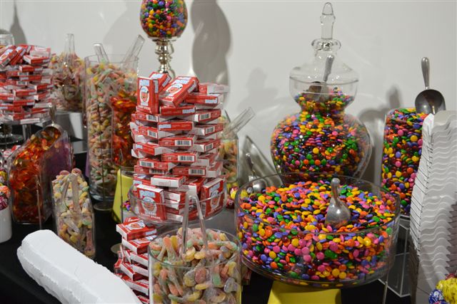 Retro Candy Table - Double Chocolate Fountain
