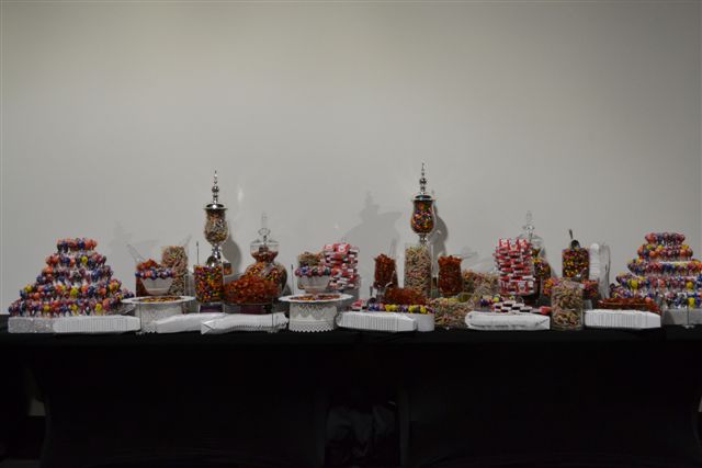 Retro Candy Table - Double Chocolate Fountain