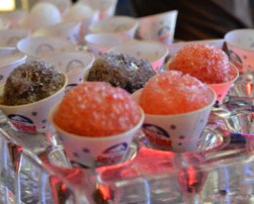 We've added Sno Cones to our menu! - Double Chocolate Fountain